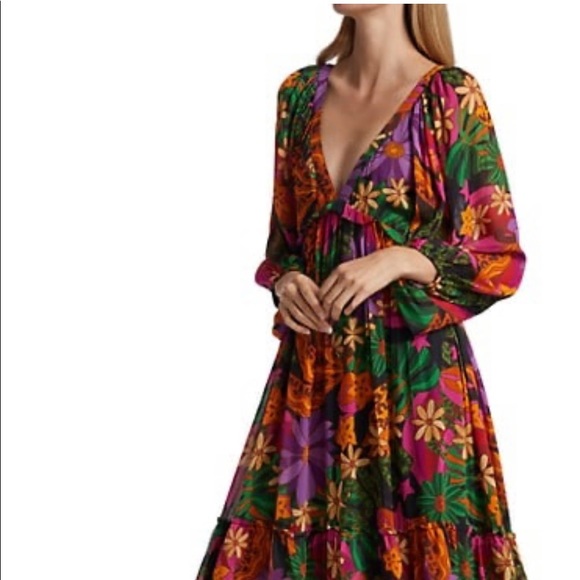 FARM Rio | Dresses | Vibrant Farm Rio Dress | Poshmark